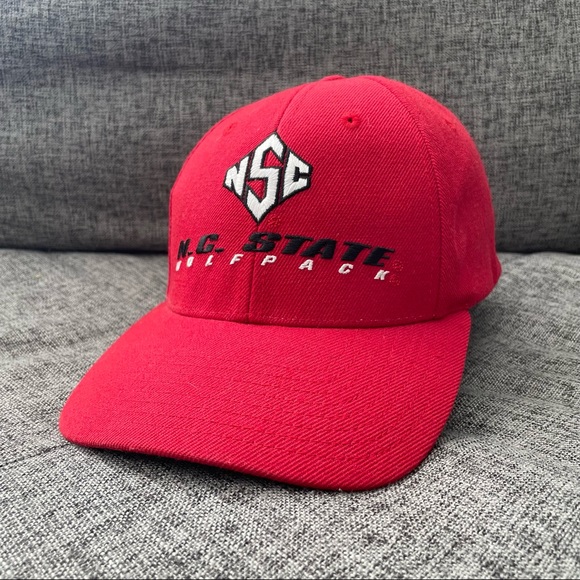 Accessories | Vintage 9s Nc State Wolfpack Snap Back Hat Osfa | Poshmark